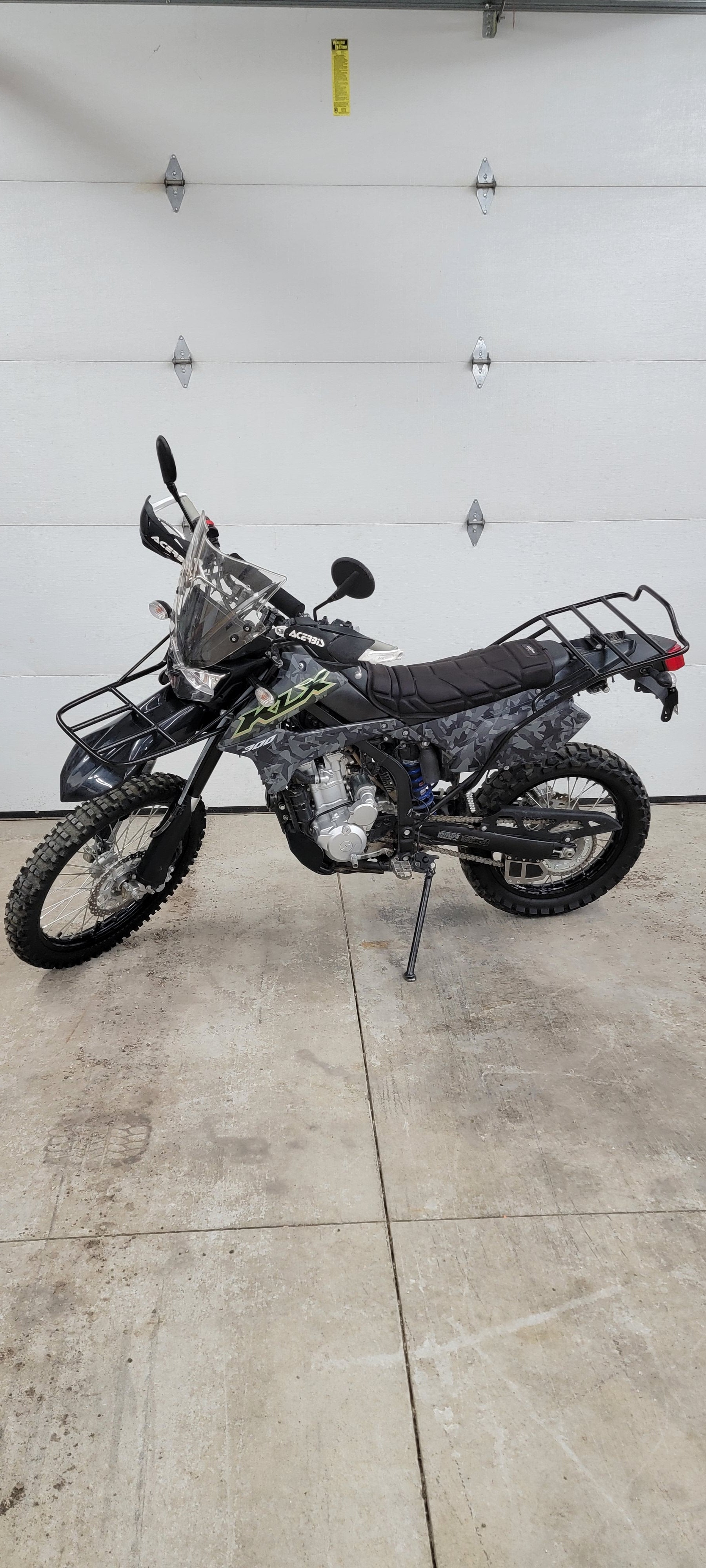 KLX300s Rear Rack – CycleRacks